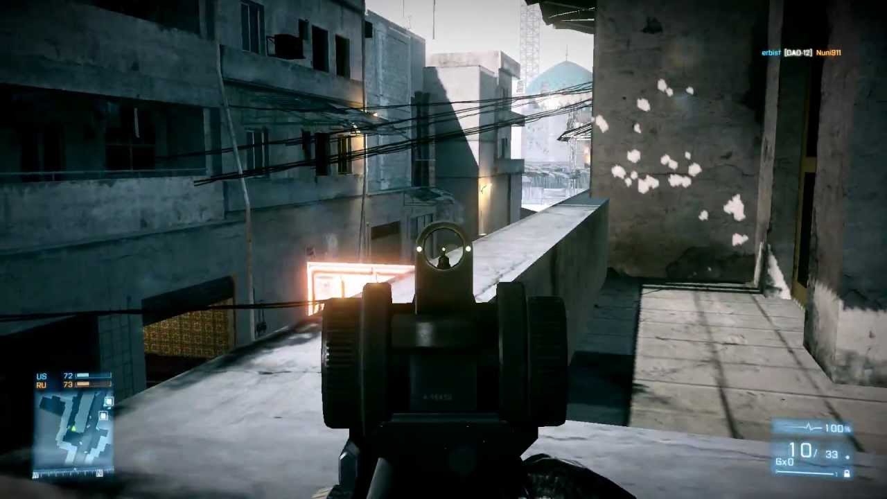 BF3 Recon M40 Iron Sights AOD_KiLo - YouTube