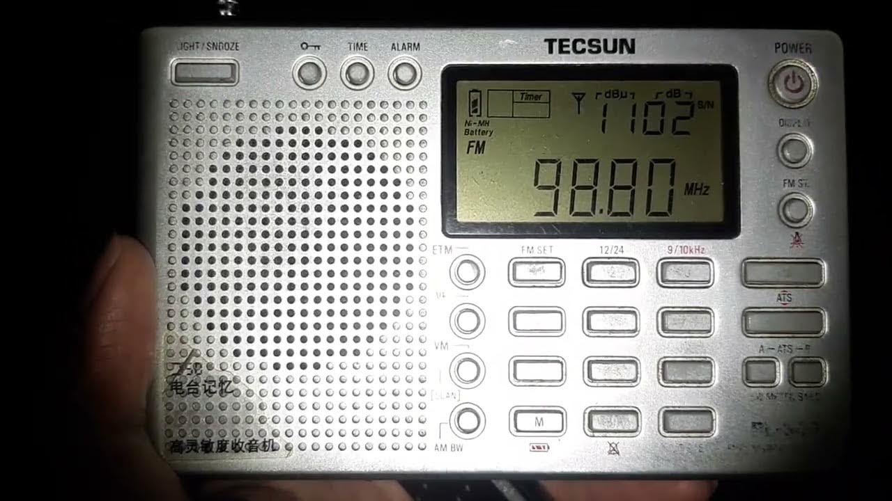 988 FM 98.8MHz Gunung Ulu Kali (Klang Valley/West Pahang) received in Pulau Tioman, Pahang - YouTube