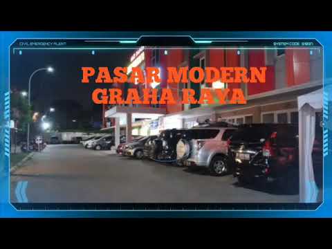 Pasar Modern Graha raya kuliner malam - YouTube