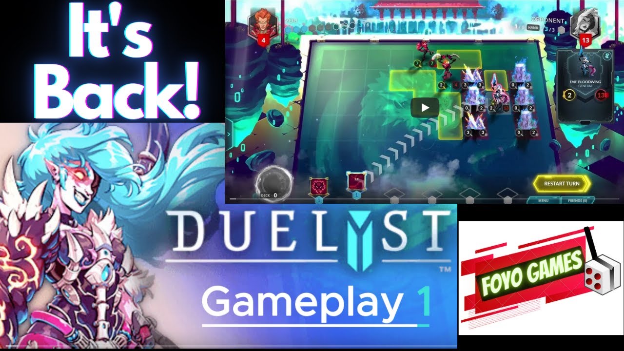 Duelyst 2 Gameplay 1 - YouTube