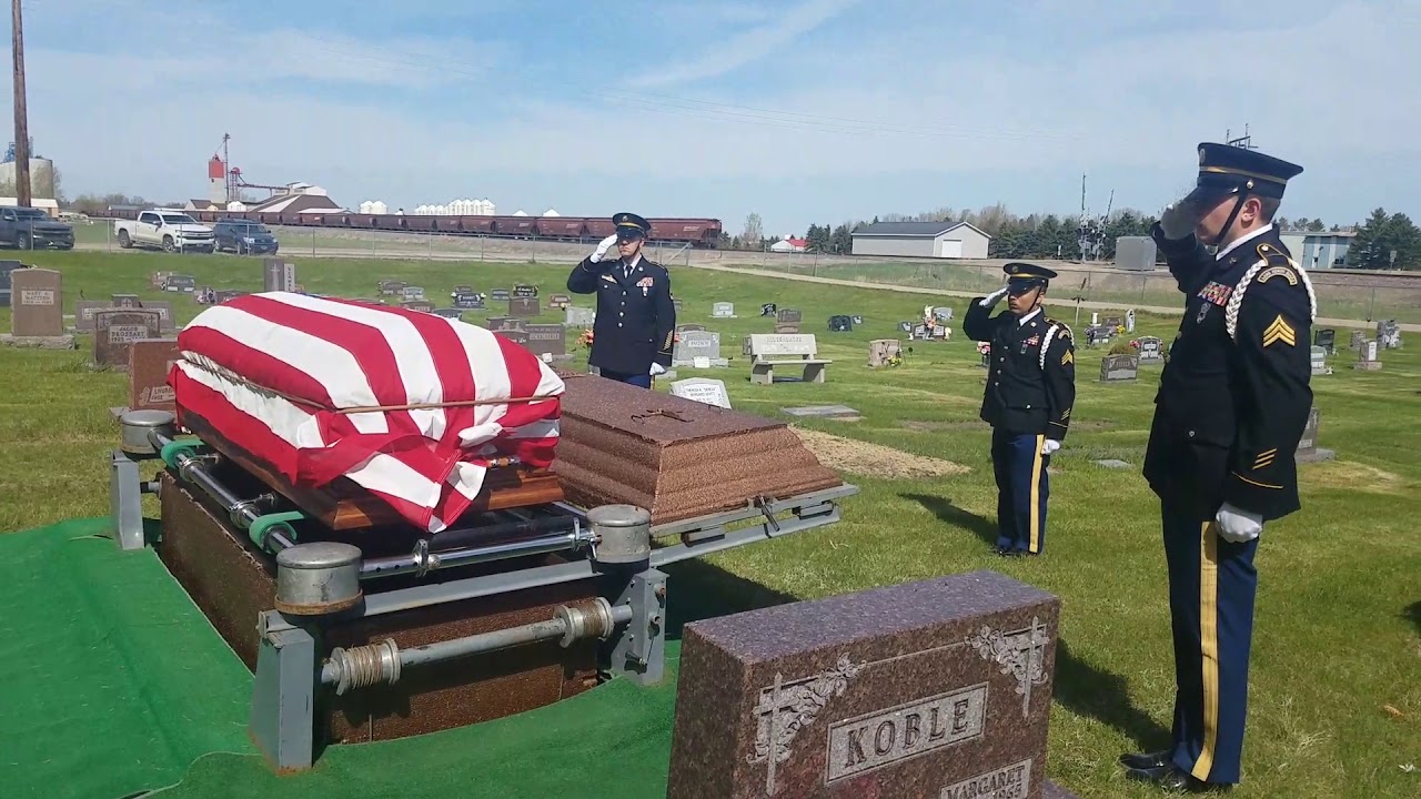 Arthur Pfeifer burial - YouTube