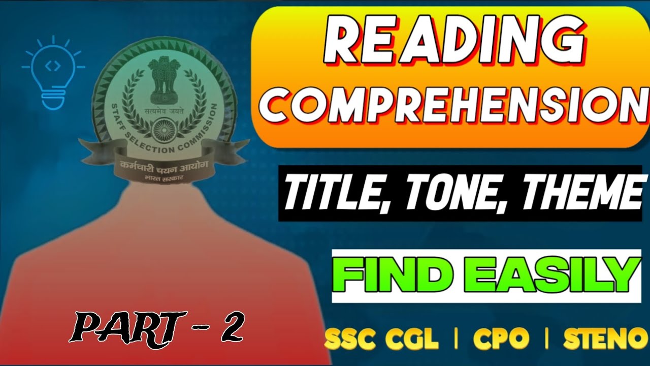 Reading comprehension practice | For ssc cgl, chsl, stenographer, cpo ...