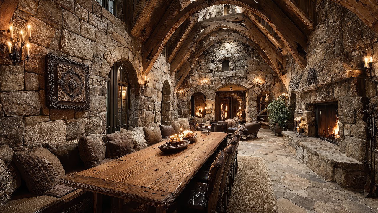 Medieval Castle Ambience | Medieval Celtic Music - Relaxing Music in a ...