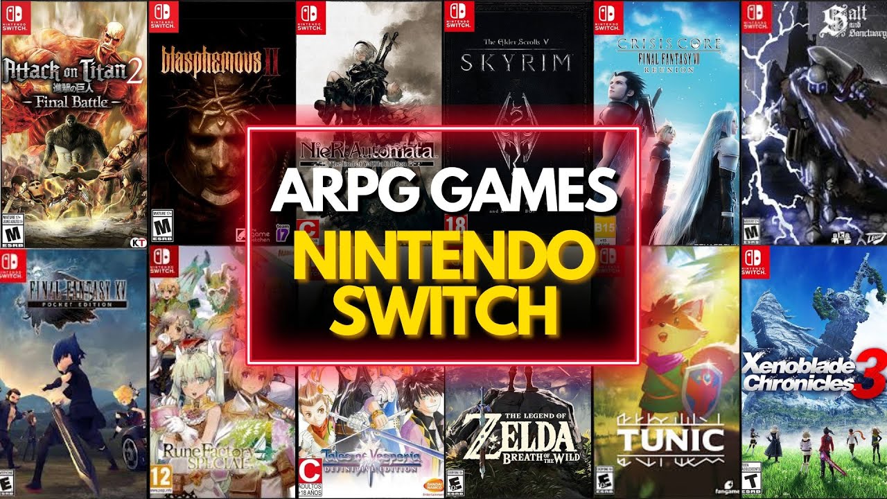 TOP 50 Best Action RPG Games on Nintendo Switch (2025) - YouTube