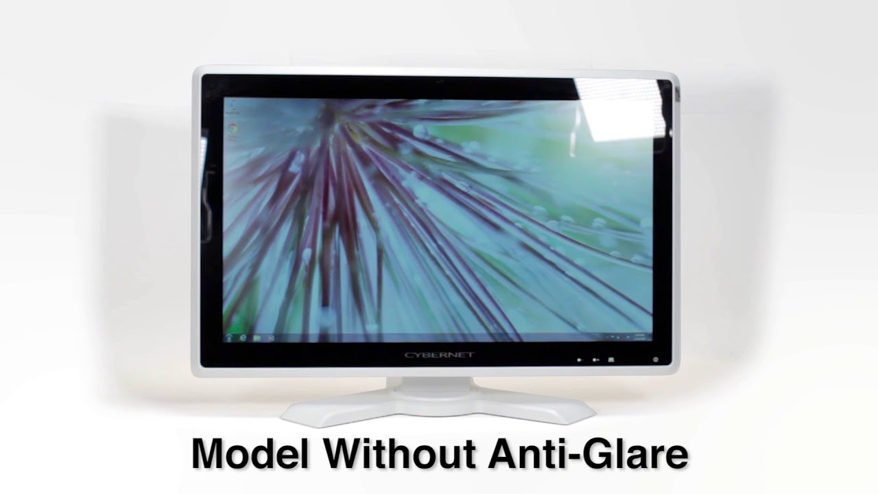 Demonstrating Anti-Glare Touchscreen on a Medical Computer - YouTube