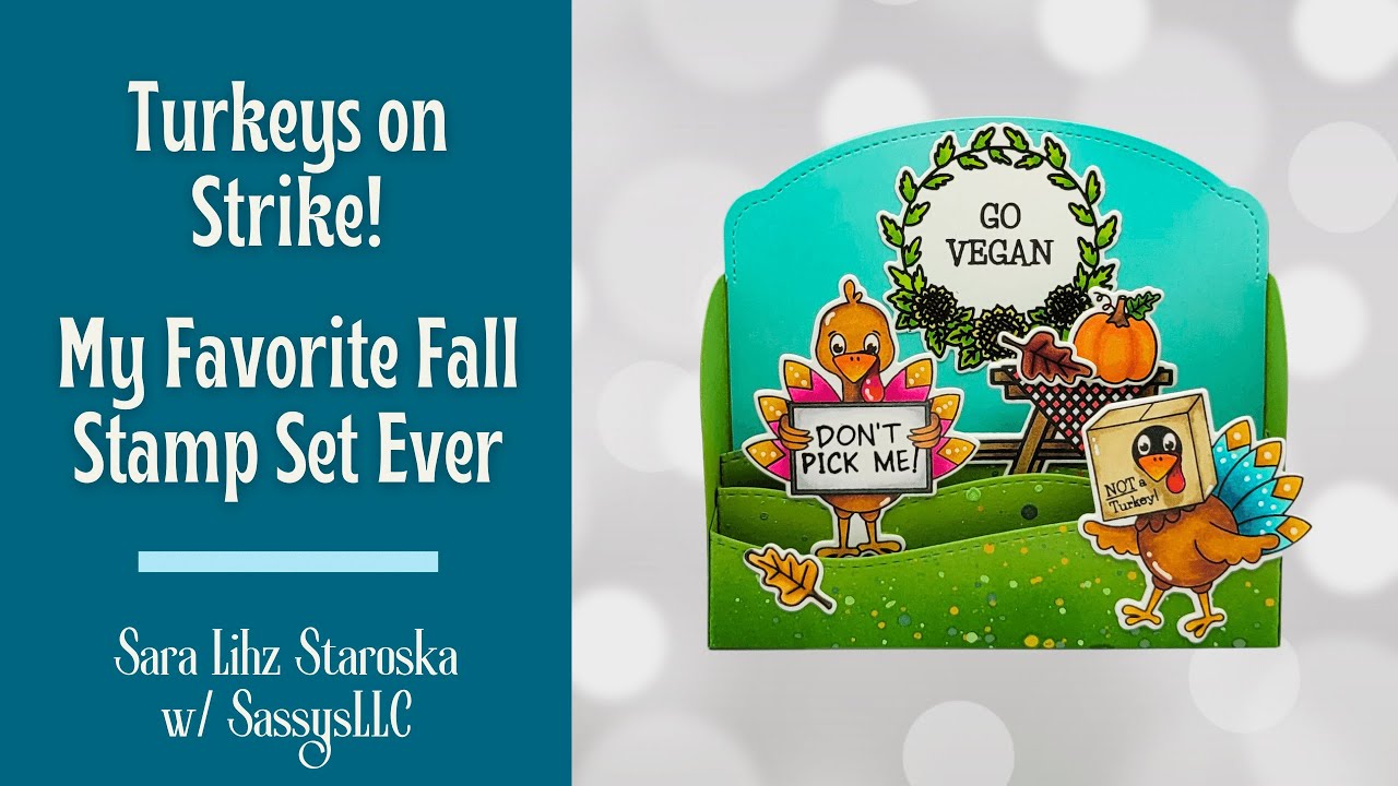 Turkeys on Strike! My Favorite Fall Stamp Set Ever! . - YouTube