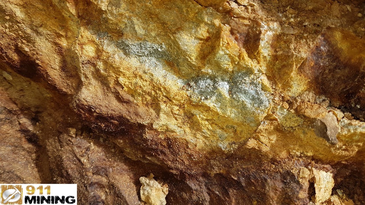 High Grade Gold & Silver Sulfide Showing Found While Prospecting - YouTube
