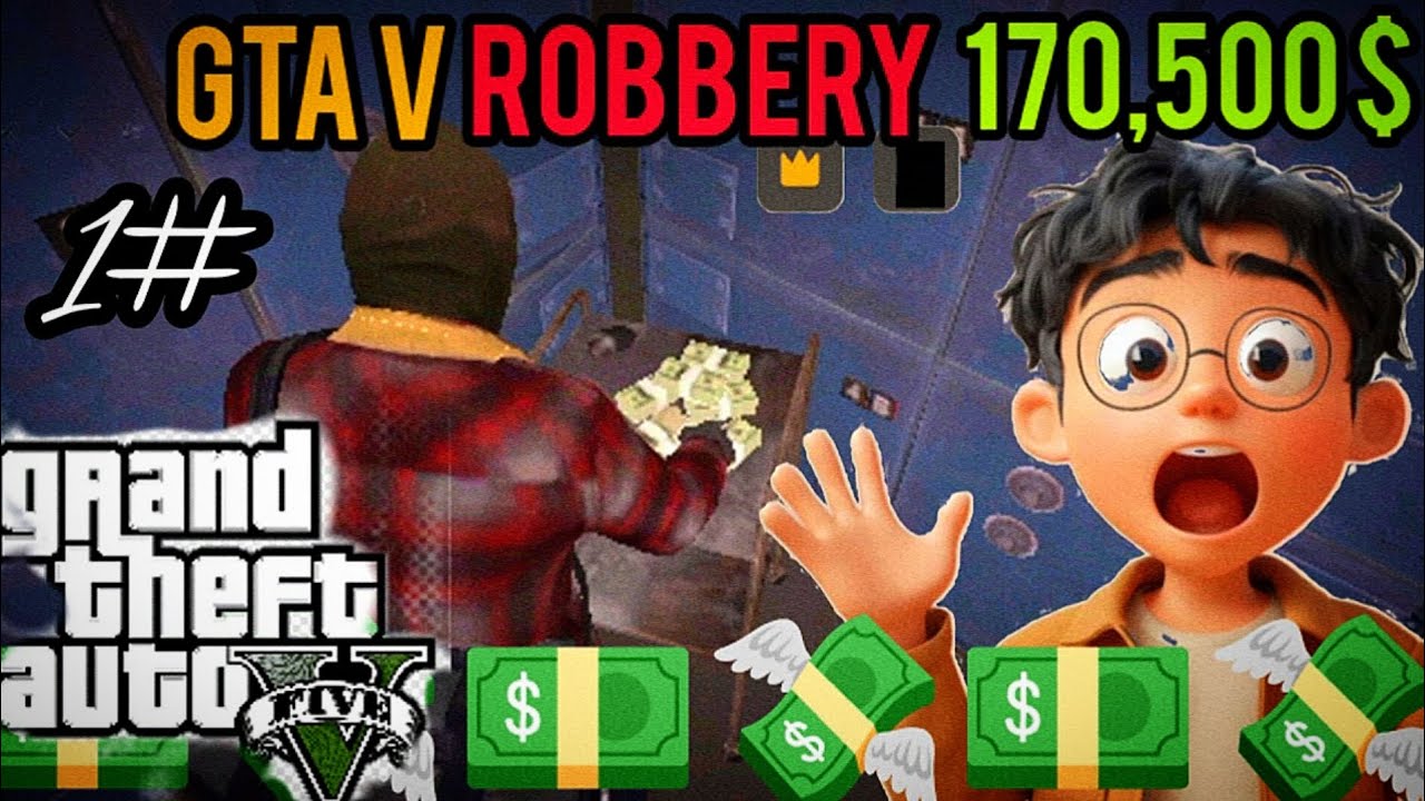 GTA v robbery 🤯Michael first robbery GTA 5 Franklin 💰 Michael GTA v ...