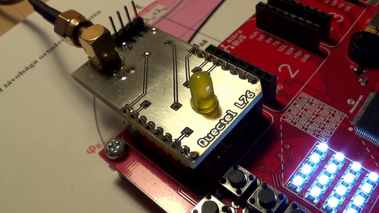 Quectel L76 GNSS modul - YouTube