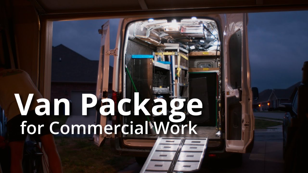 Loading a Sprinter Van Package for Commercial Productions - YouTube