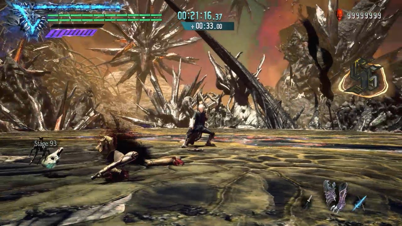 Vergil calmly slays 5 Demon Scissors - YouTube