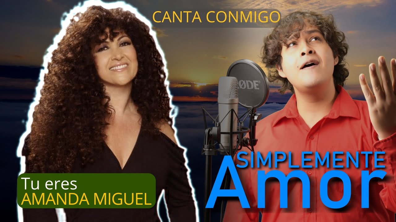 Simplemente Amor Amanda y Diego Karaoke Canta Conmigo - YouTube