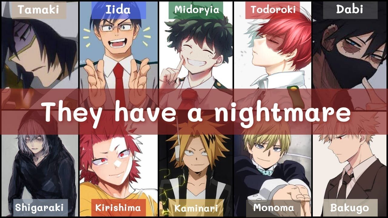 They have a nightmare - bnha x Listener MHA ASMR - YouTube