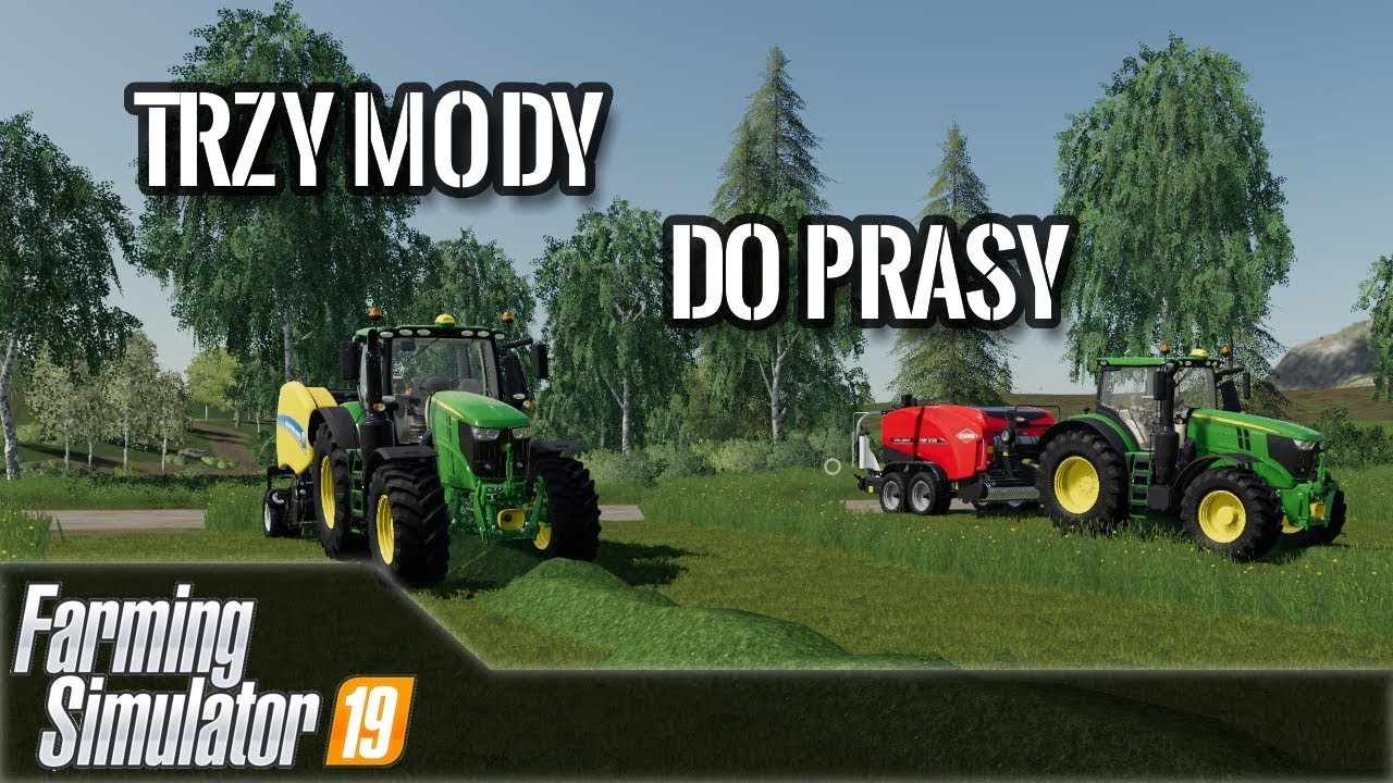 [MOD] Farming Simulator 19 - Trzy mody do pras - YouTube