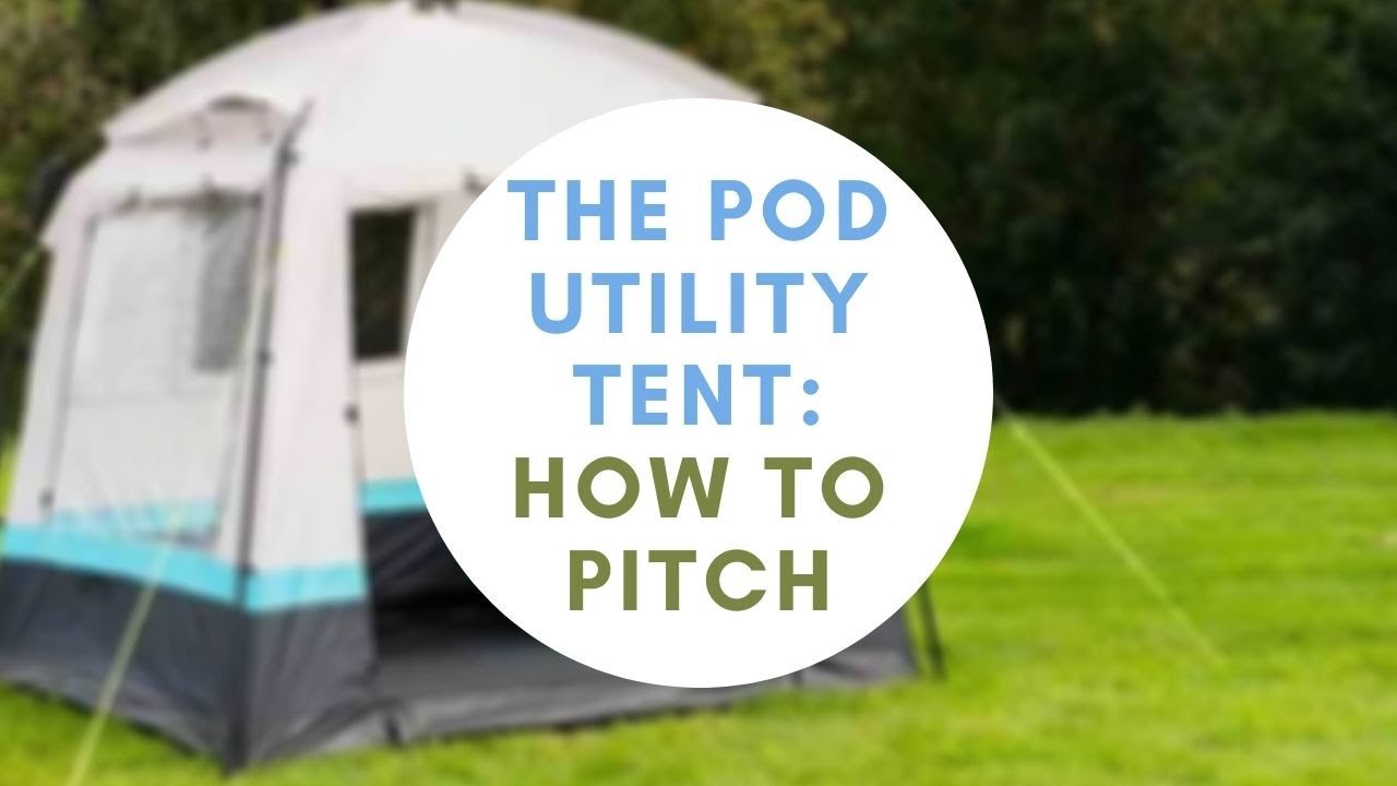 The OLPRO Pod Utility / Kitchen Tent- How To Pitch - YouTube