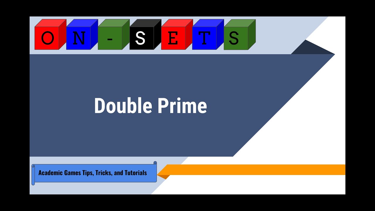 Double Prime In On Sets YouTube Double Prime In On Sets YouTube