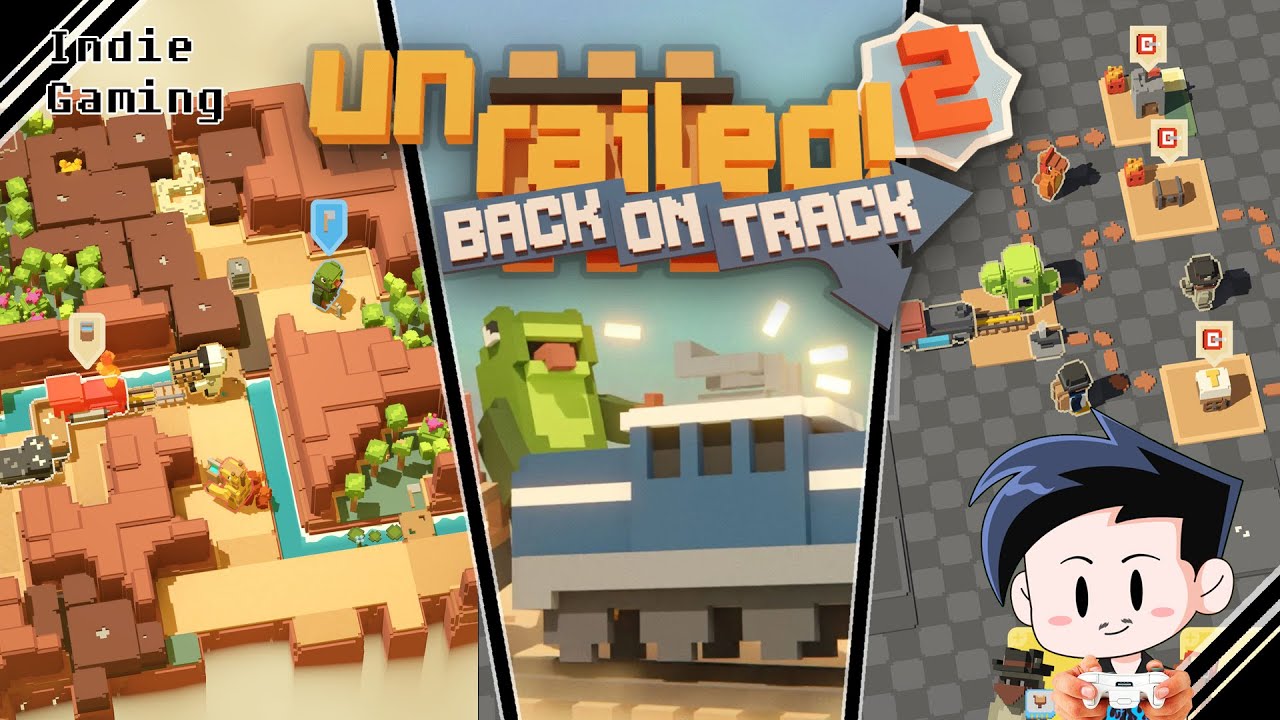 CHAOS ensues AGAIN with the SEQUEL to the COOP RAILROAD BUILDING GAME| Unrailed 2 Back on Track ...