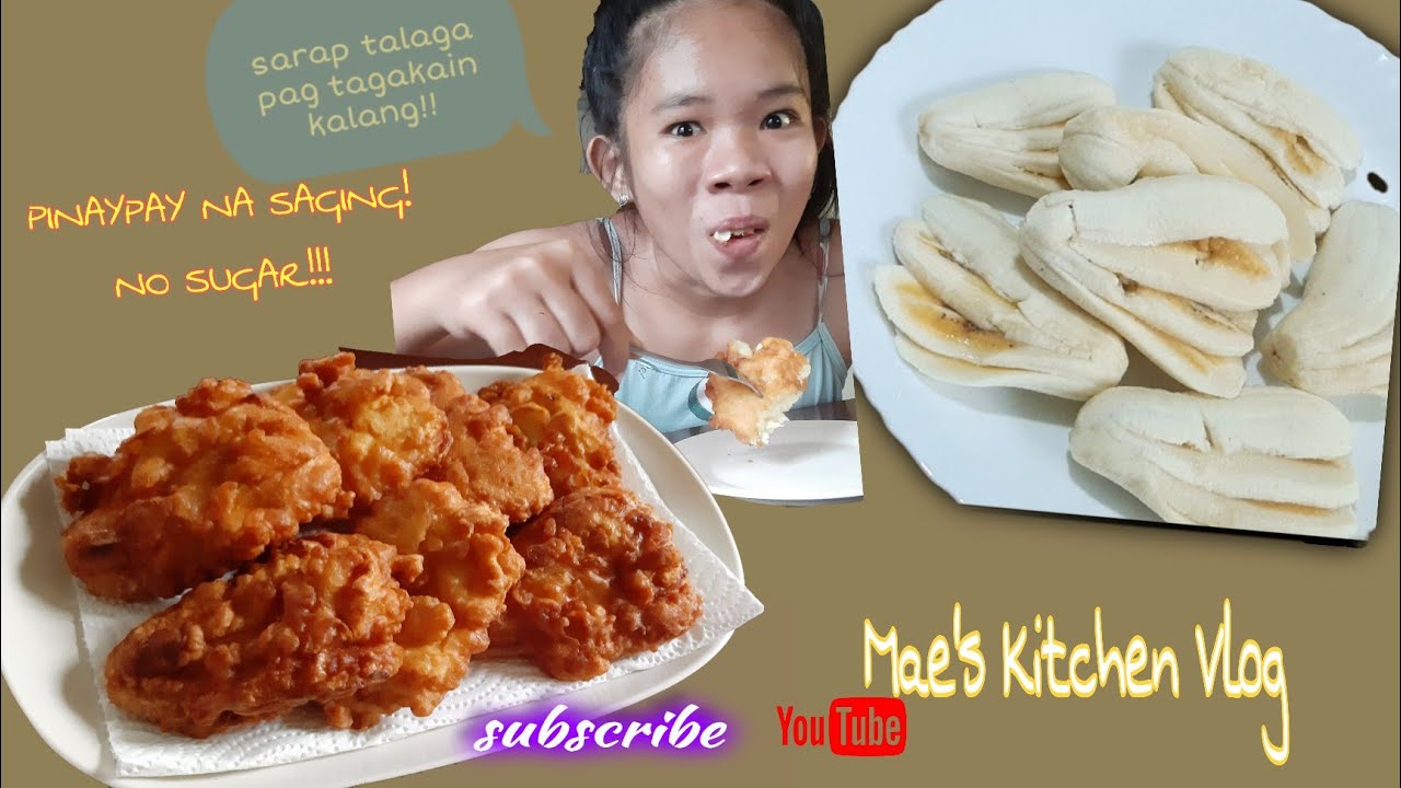 NO SUGAR Pinaypay na Saging #cooking #siblings #cookingislove # ...