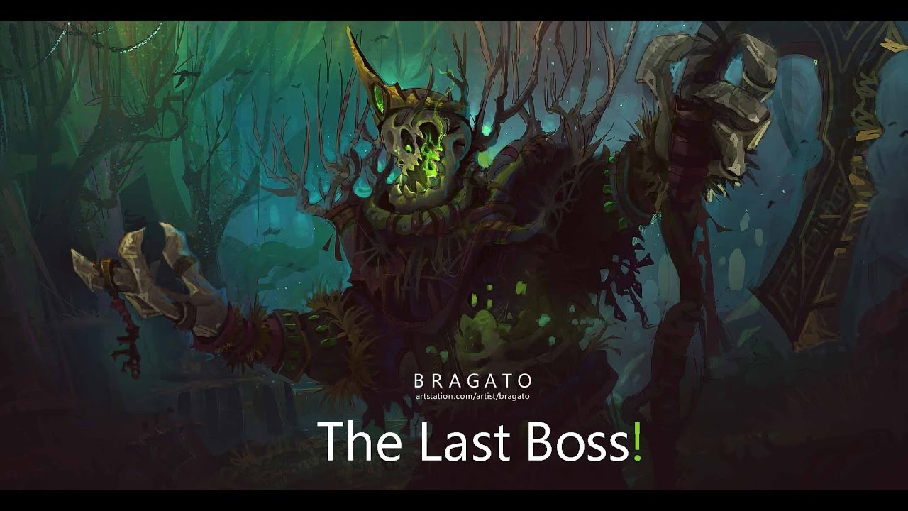 The Last Boss - Comentando o Processo! (Pintura Digital Photoshop ...