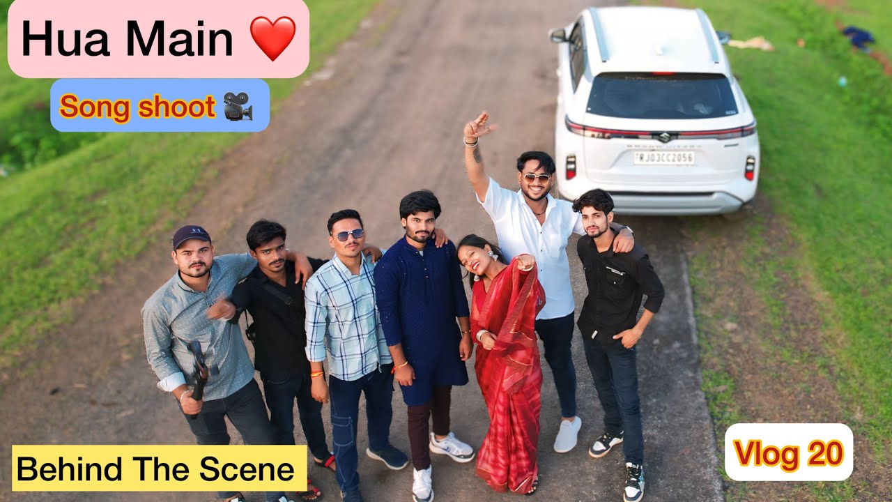 BEHIND THE SCENE 🎬 | Hua Main Song | Vlog 20 | RoMeo HoNey - YouTube