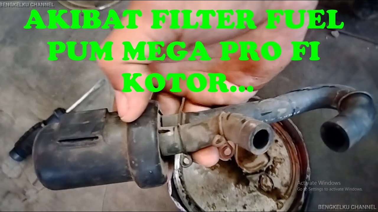 AKIBAT FILTER FUEL PUM MEGA PRO FI KOTOR... - YouTube