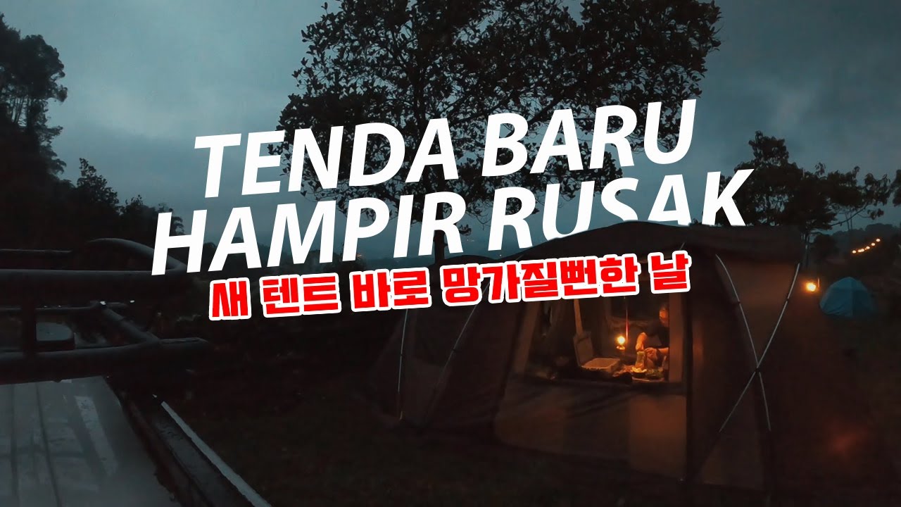 Badai hujan deras malam hari dan kabut tebal di Filemon Camp | Mister ...