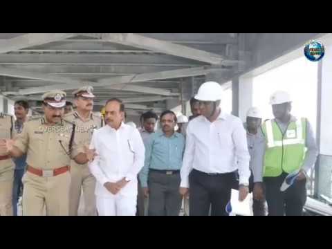 Home Minister Mahamood Ali Inspects Command Control Center Construction ...
