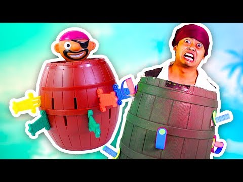 POP UP PIRATE IN REAL LIFE CHALLENGE!