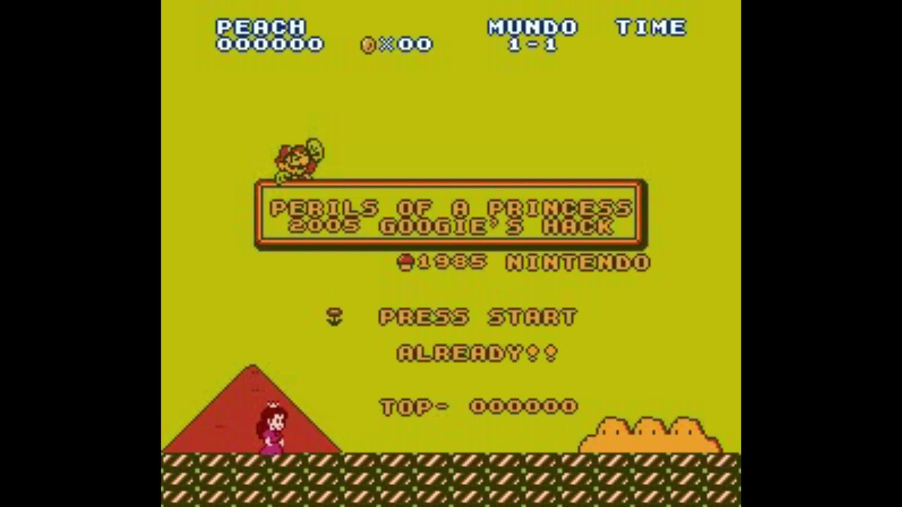 SMB Hack Longplay - Peach's Cream - YouTube