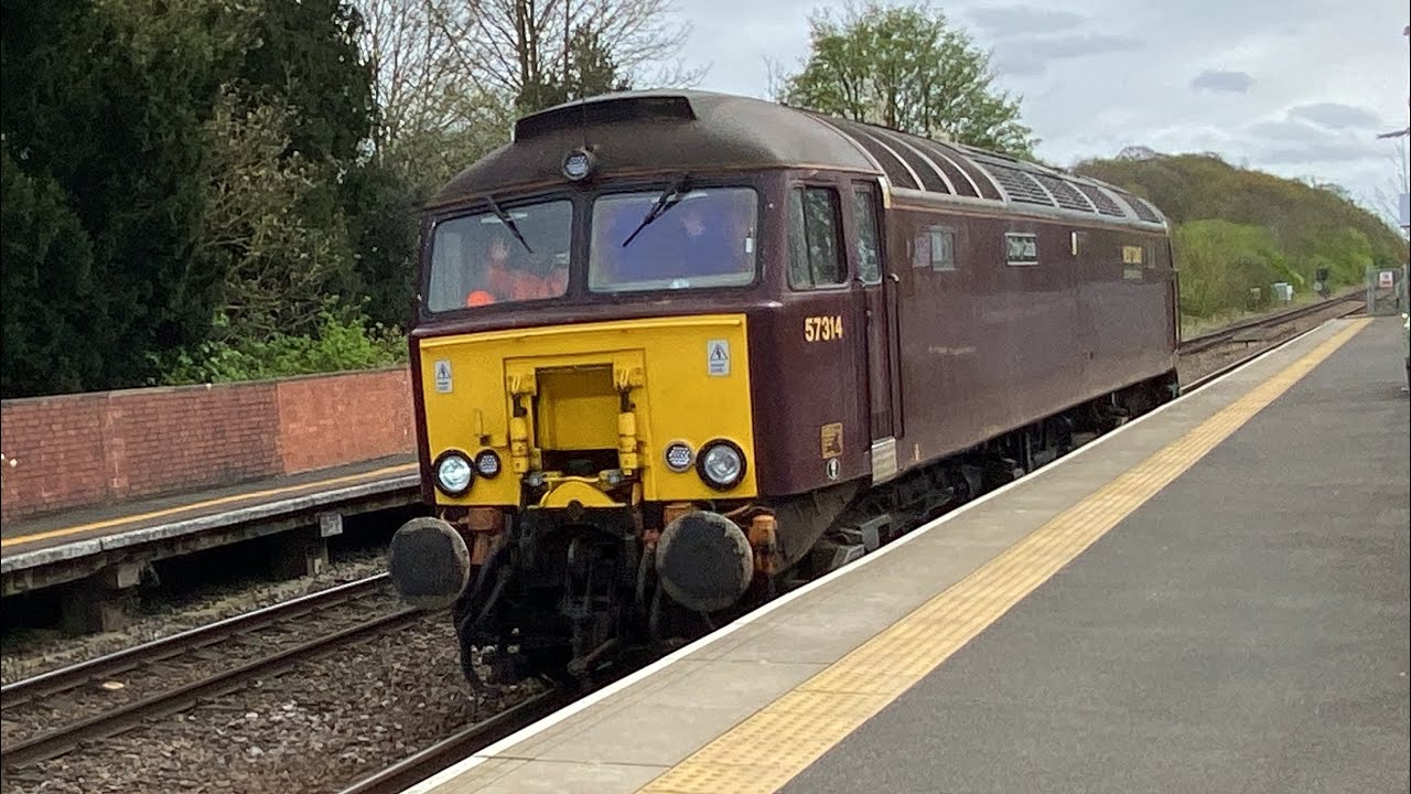 VSTP 57314 West Coast Railways light loco 12:49 2L Lea Road 10/4/2024 ...