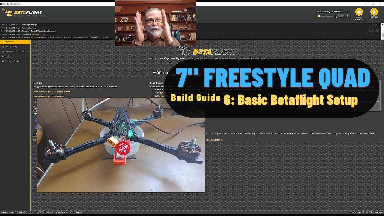 Build a 7" Freestyle Quad - Part 6: Betaflight Setup for Beginners ...