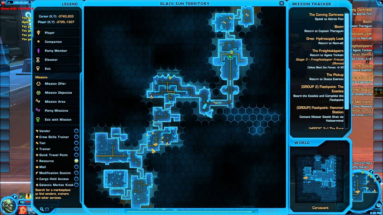 SWTOR: Archaeology: Rubat Crystal Farming Location - YouTube