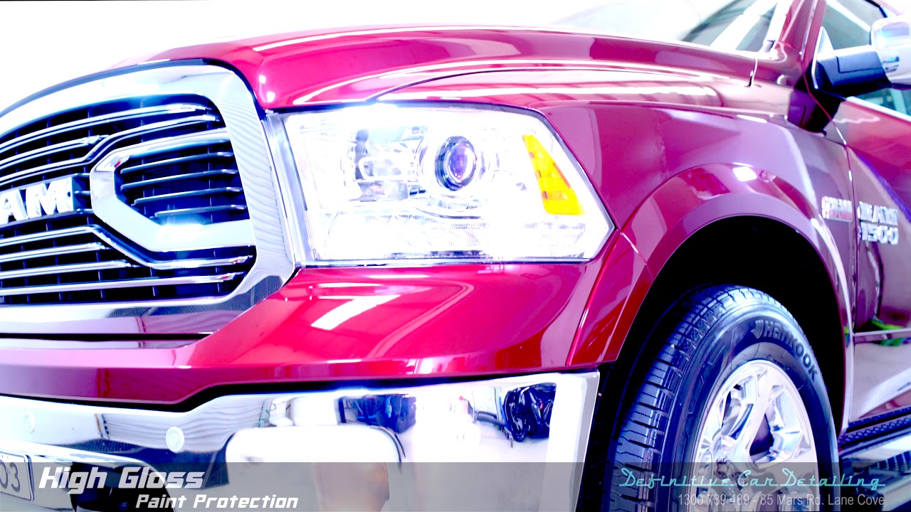 Dodge RAM Delmonico Red Definitive Sydney Liquid Glass Ceramic Coating ...