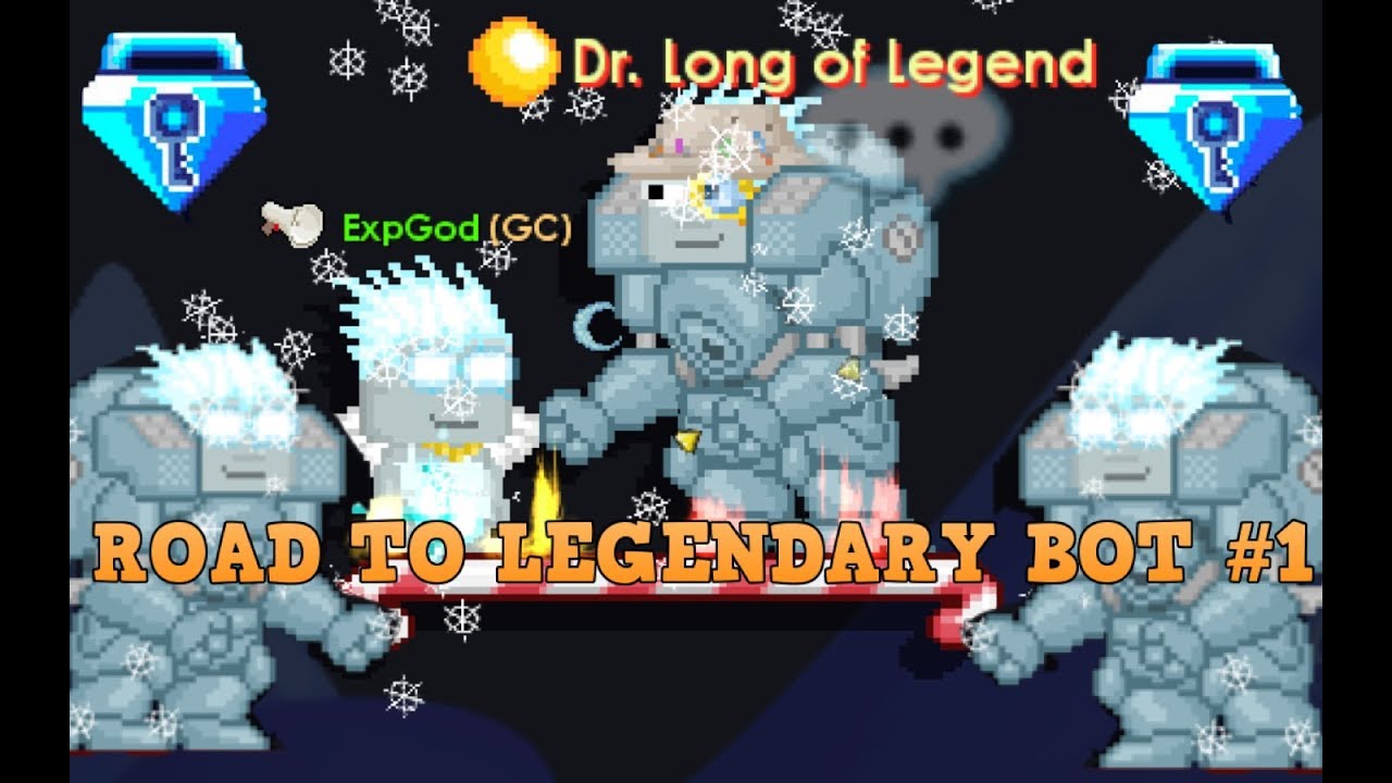Growtopia | ROAD TO LEGENDARY BOT!!! (Step 1-5) #1 - YouTube