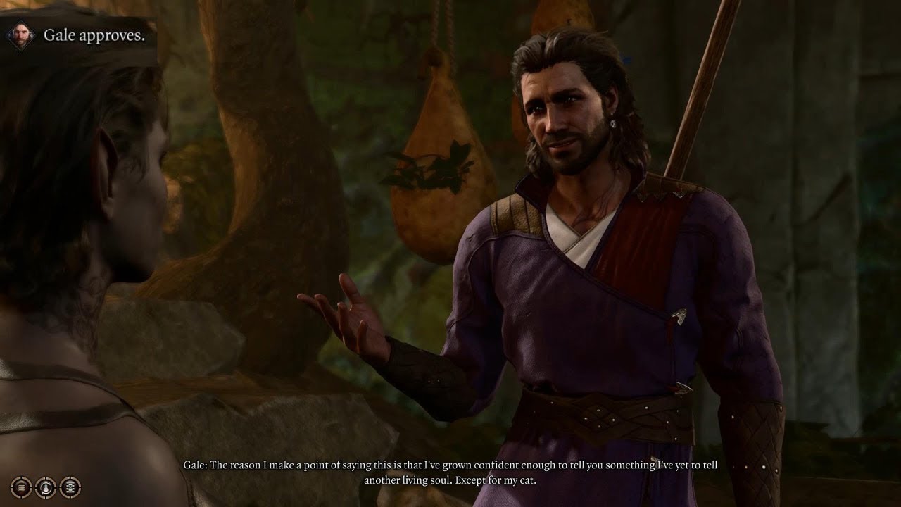 Gale trusts us so he spills the beans about eating magic items lol ...