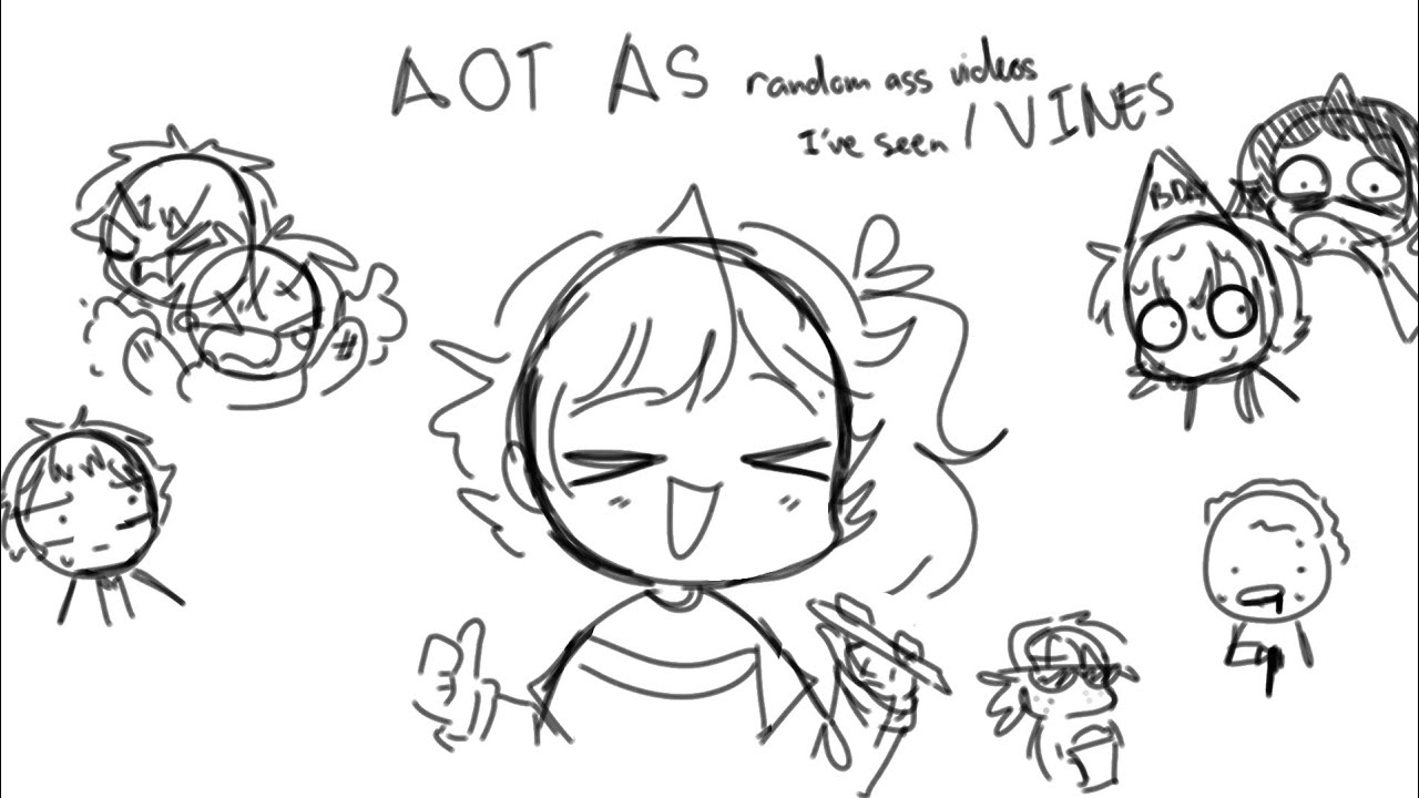 AOT as vines (sort of??) bcuz it's Bertholdt's birthday lmao (ANIME ...