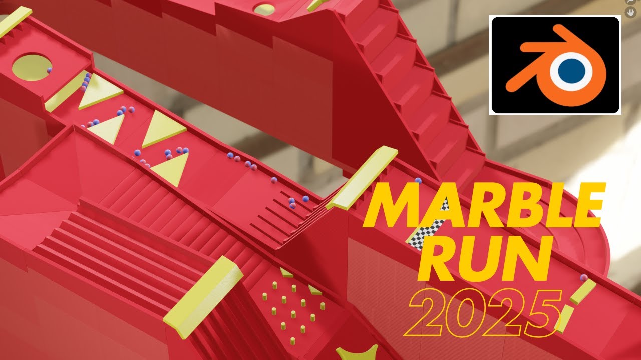 Creating an Epic Marble Run in Blender – Part 5: How to Rotate Objects ...