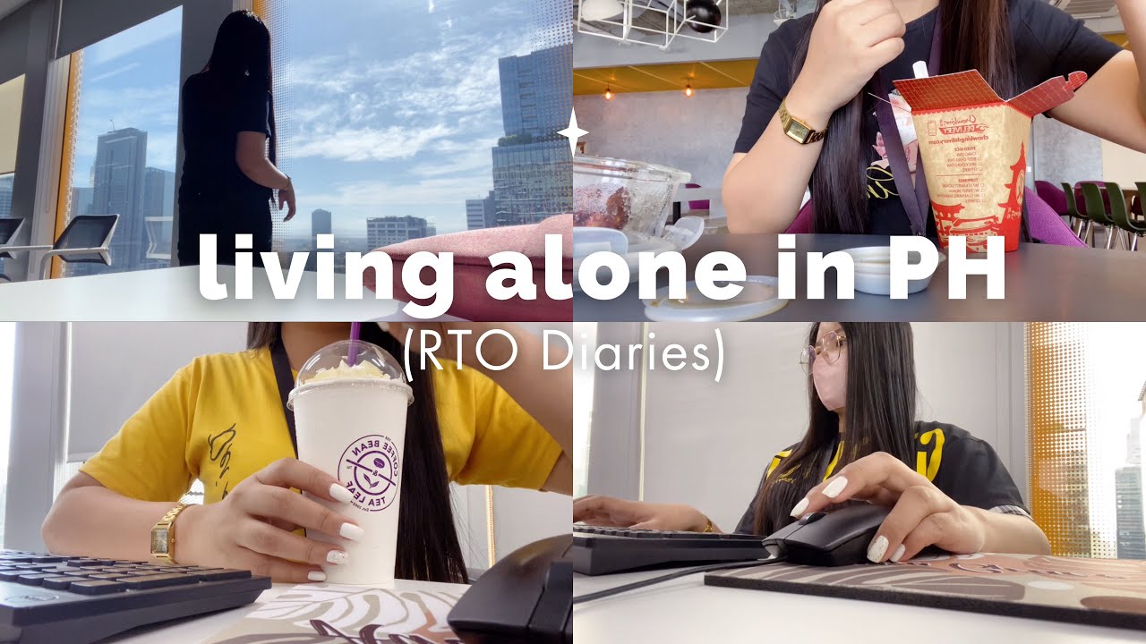 living alone in the PH 🌸 | days in my life as a corporate girly, RTO ...