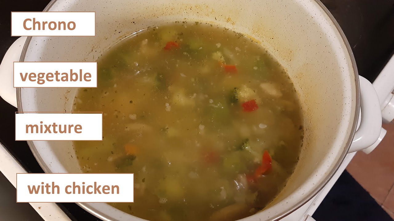 Chicken soup with frozen vegetables recipe | Frikom mesavina za corbu ...