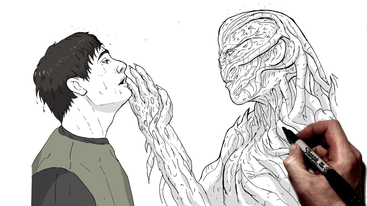 How To Draw Will & Vecna | Step By Step | Stranger Things - YouTube