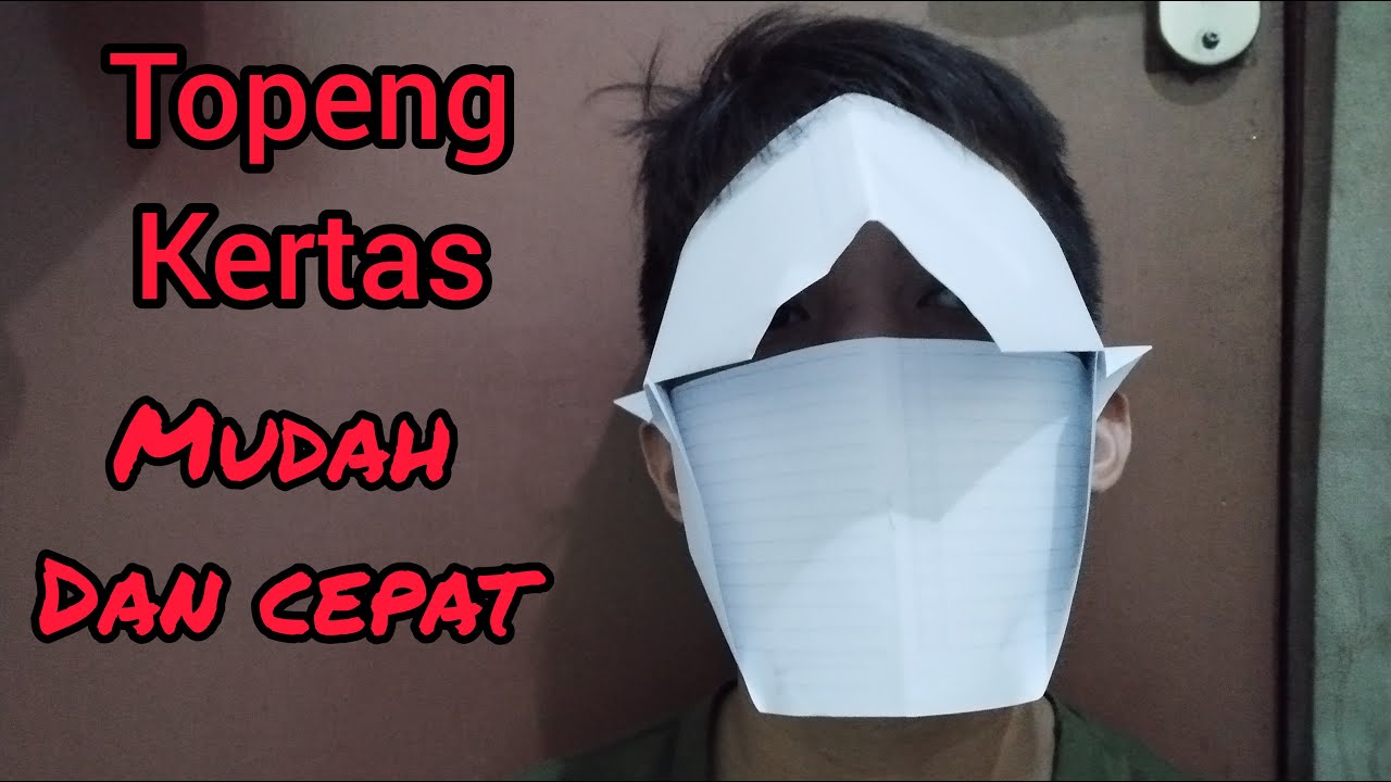 Origami topeng robot, Cara membuat topeng robot dari kertas - YouTube
