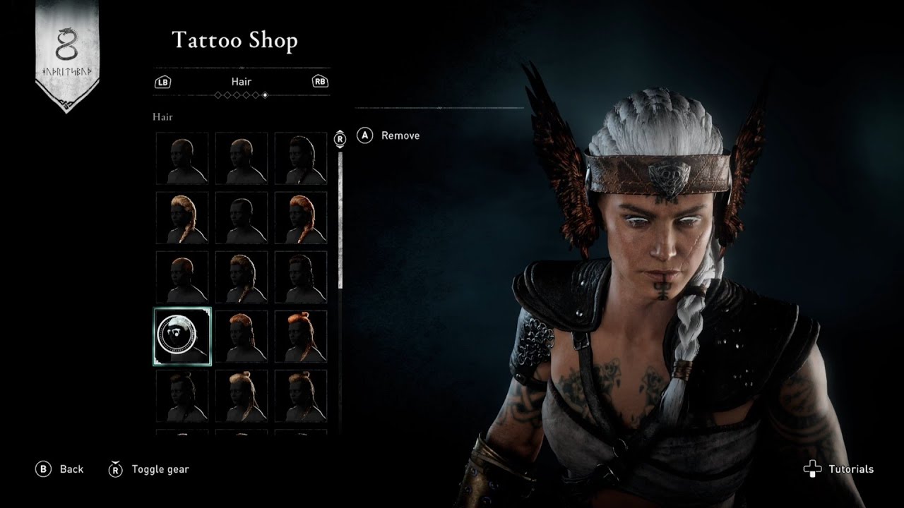 Assassins Creed Valhalla white hair without mods - YouTube