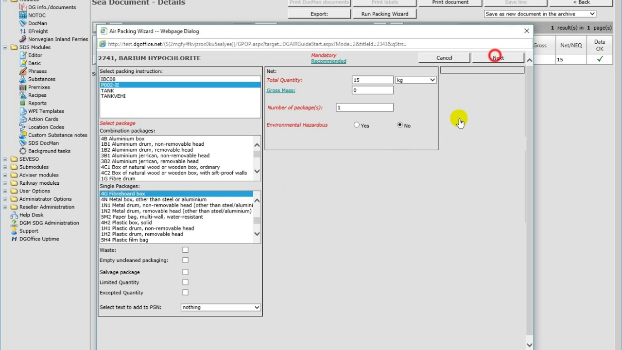 DGOffice.net tutorial, How to: Generate Sea documents - YouTube