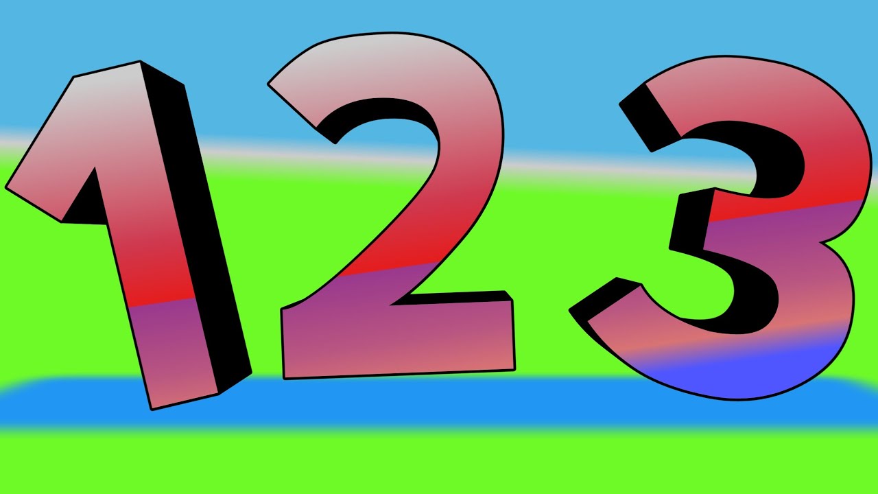 123 Number Names | 123 learning for kids | 1 - 32 Number | Counting ...
