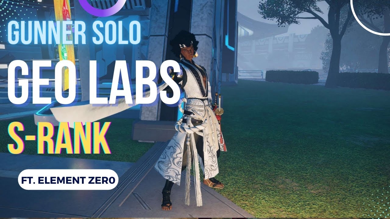 [PSO2:NGS] Geometric Labyrinth Solo S-Rank (Gu/Fi) ft. Element Zer0 ...