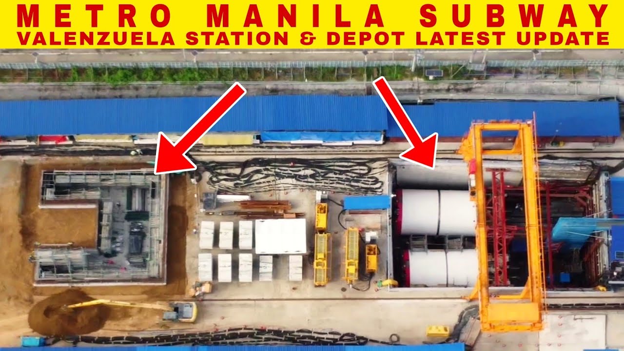 METRO MANILA SUBWAY VALENZUELA STATION & DEPOT LATEST UPDATE 12/10/2022 ...