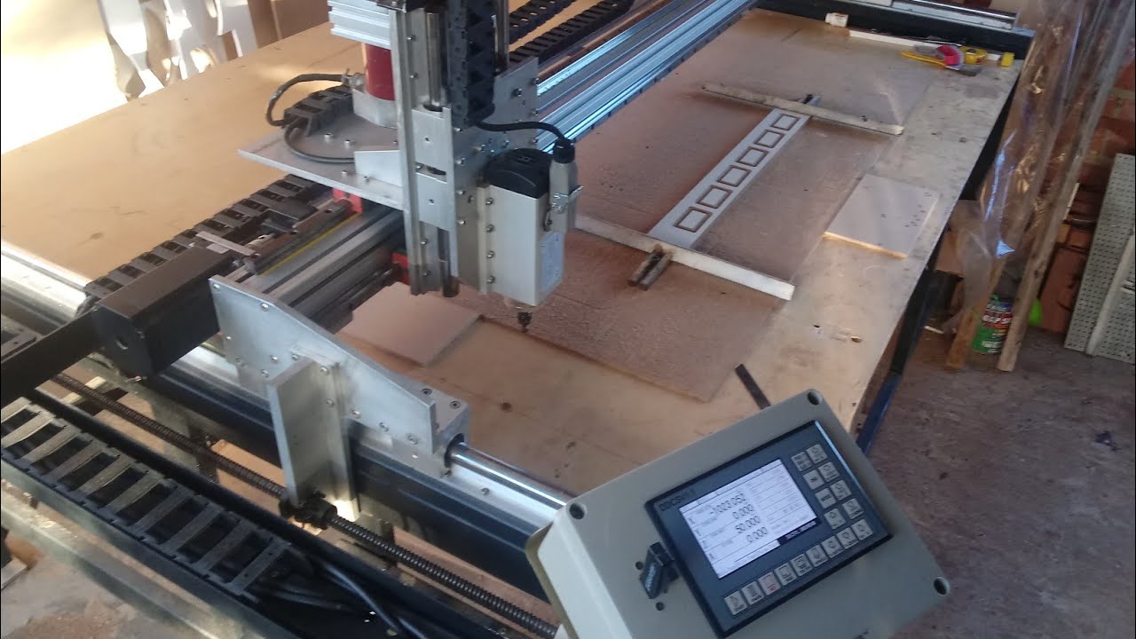 Router CNC Caseira Robusta Configuração Aceleração - YouTube