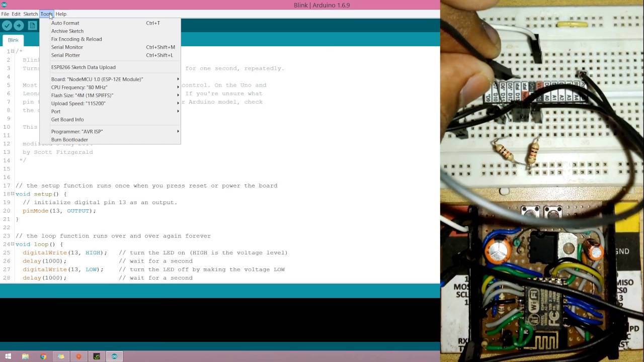 Step 6 Program Atmega Using Avrisp Youtube 9835