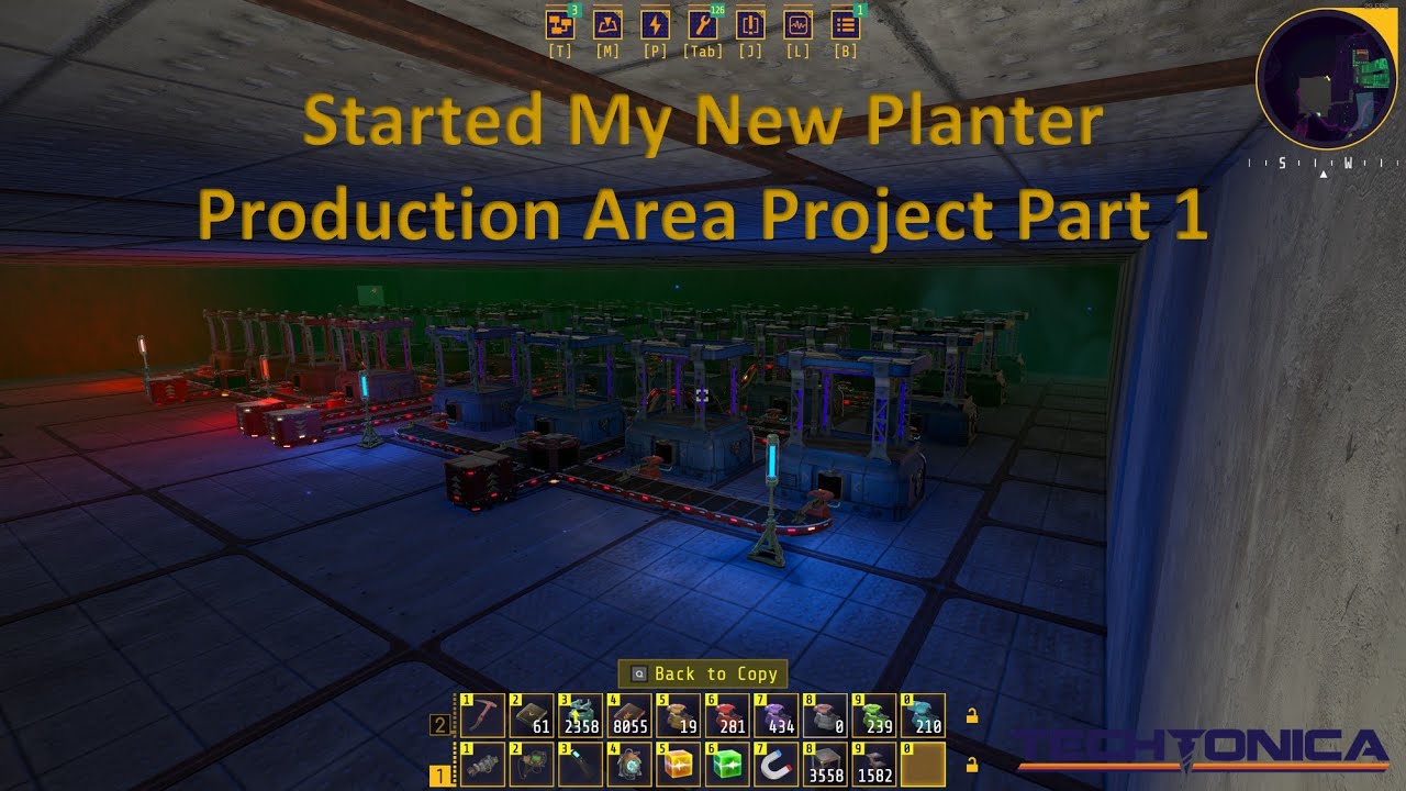 Techtonica My New Planter Production Area Project Part 1 - YouTube