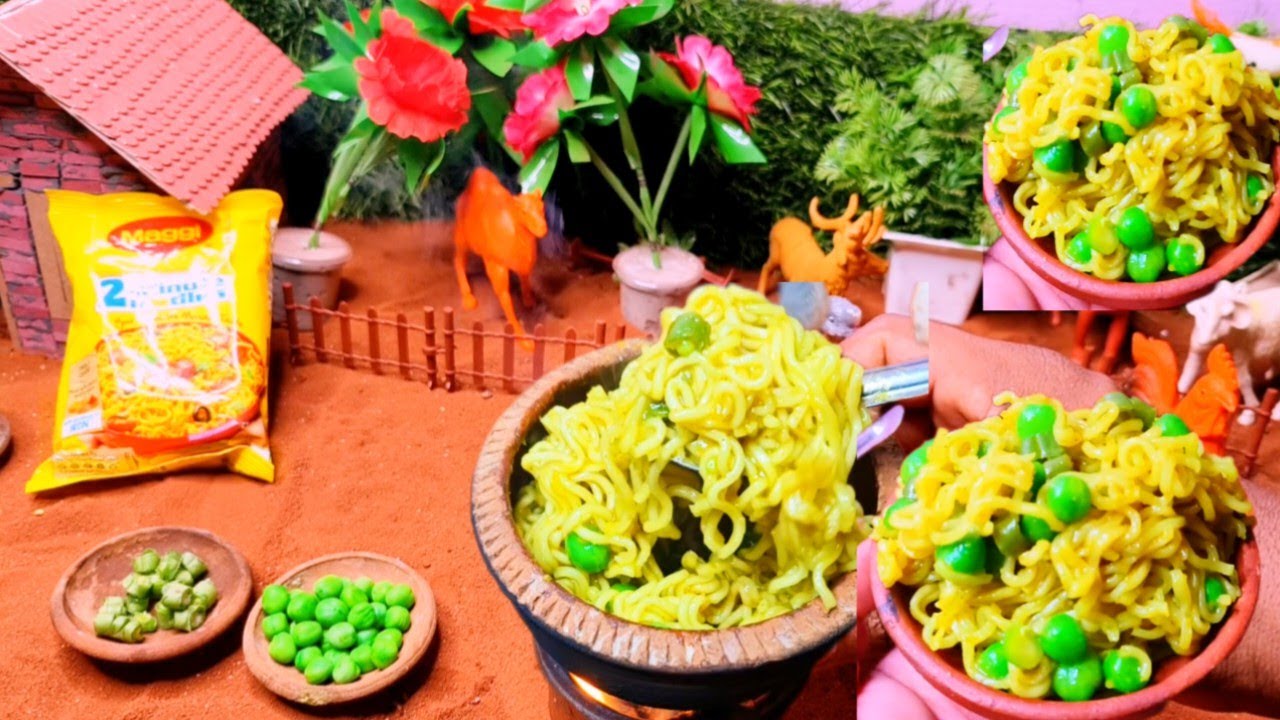 mini maggi noodles | Royal mini cooking - YouTube